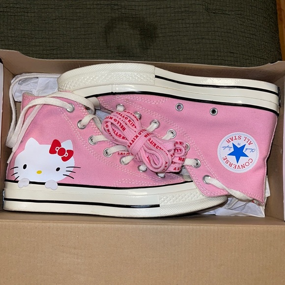 Converse | Shoes | Hello Kitty Hi Top Converse 65 | Poshmark